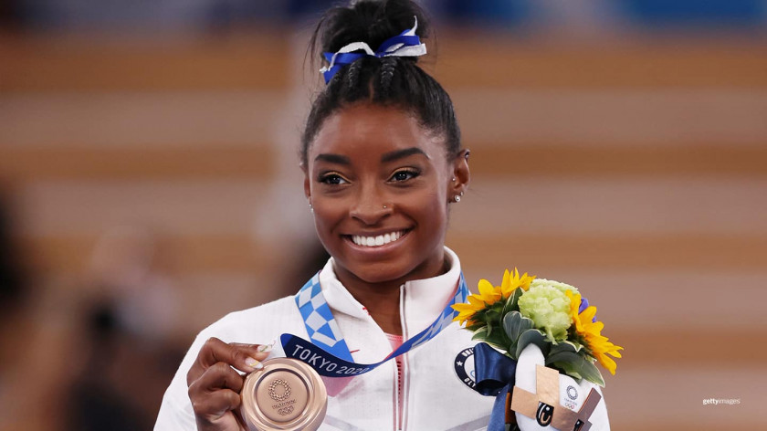 Detalhes da infância de Simone Biles